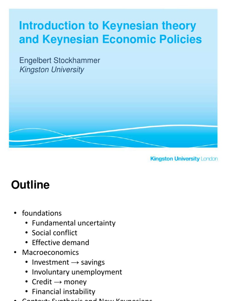 Introduction To Keynesian Theory and Keynesian Economic Policies | PDF ...