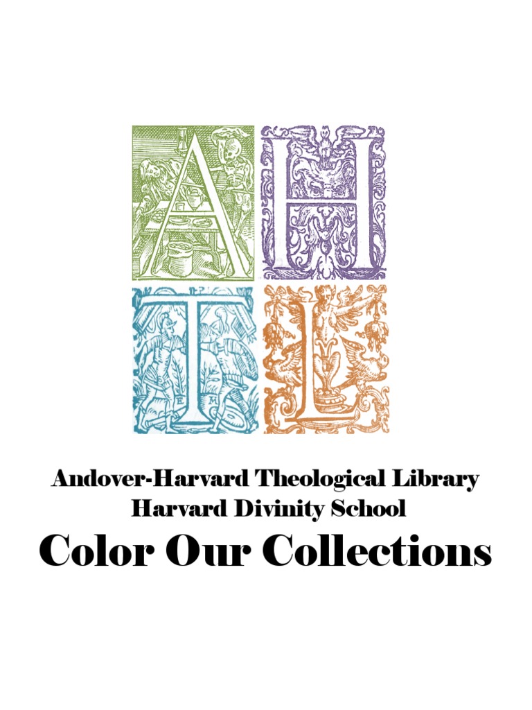 Color Our Collections: Andover-Harvard Theological Library Harvard ...