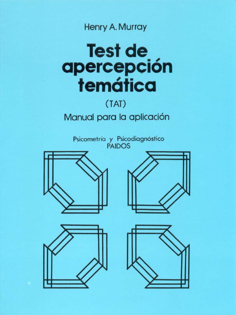 Murray Test de Apercepcion Tematica Manual PDF | PDF