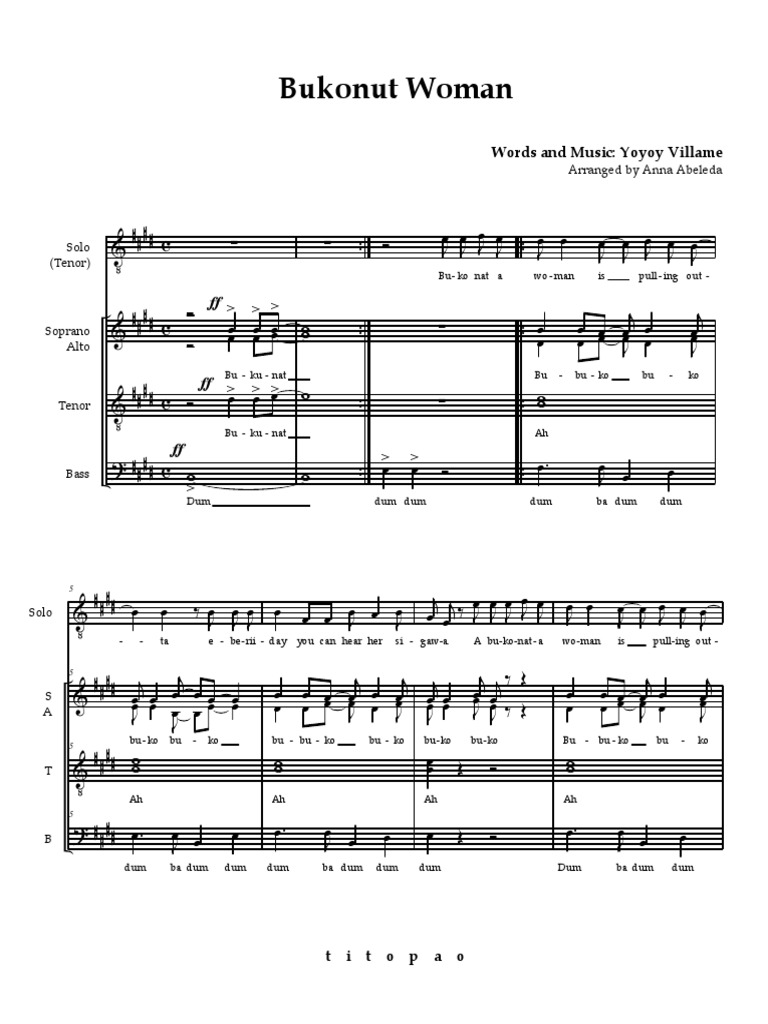 Bukonut Woman | PDF