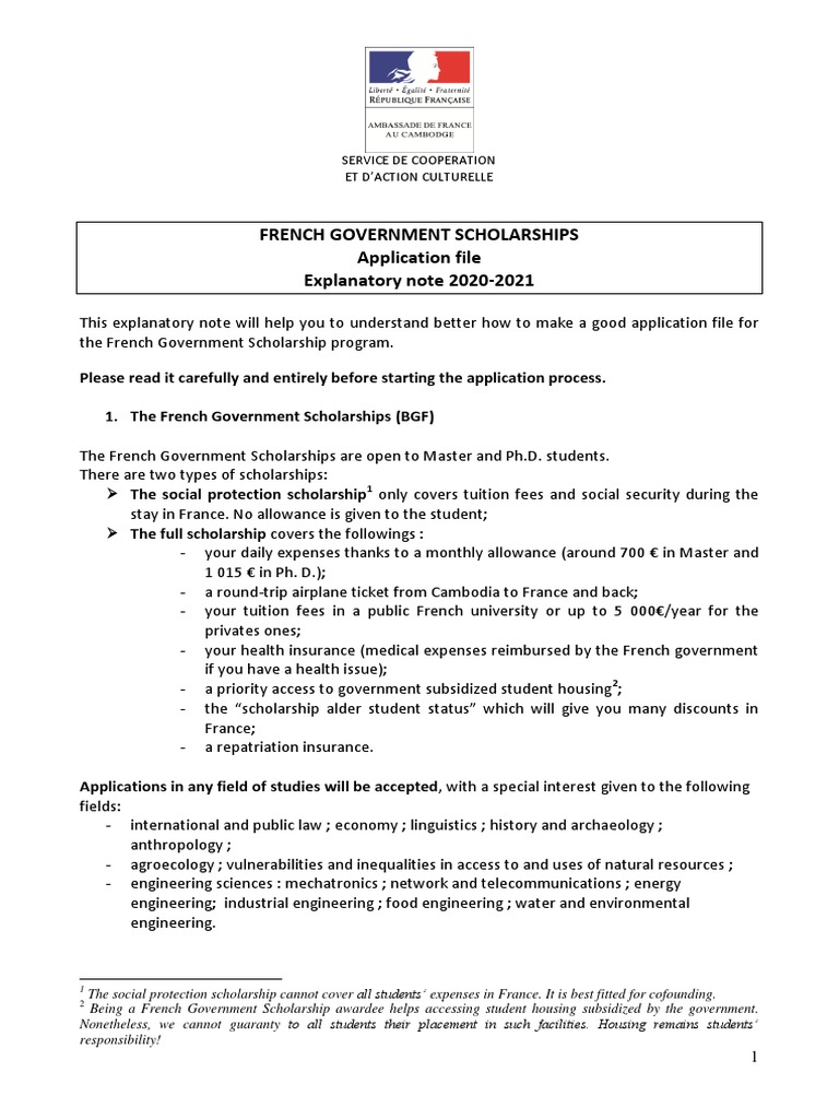 BGF 2020-2021 - Explanatory Note | PDF | Doctor Of Philosophy | Thesis