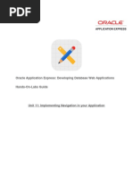 Oracle Application Express: Developing Database Web Applications | PDF | Web Application | Databases