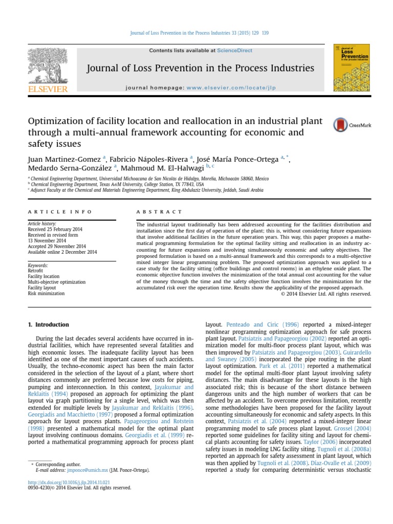 Martinez Gomez2015 | PDF | Mathematical Optimization | Risk