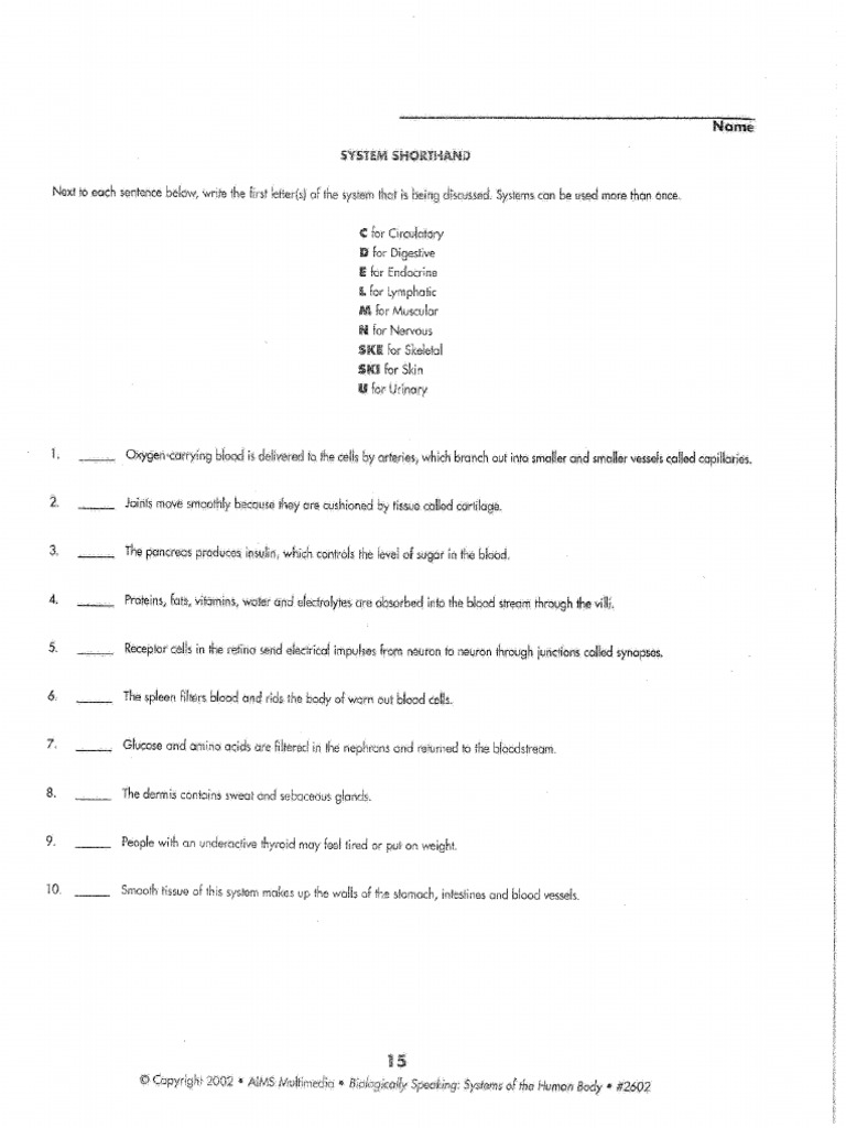 Bio Review With Answers | PDF