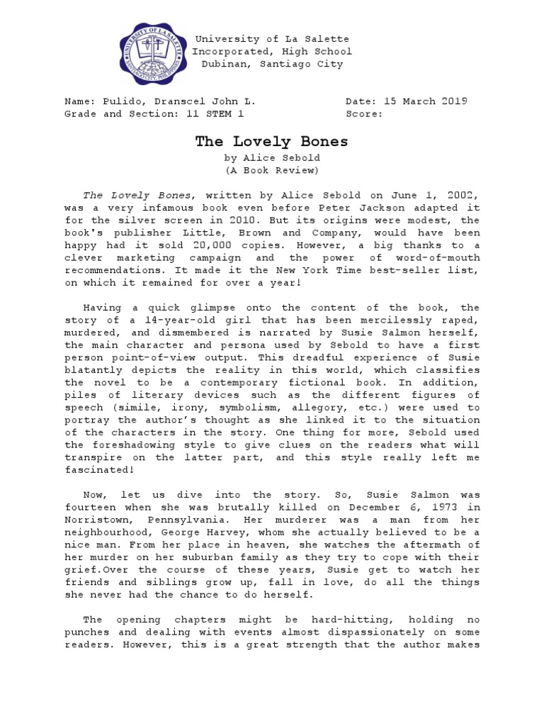 The Lovely Bones | PDF