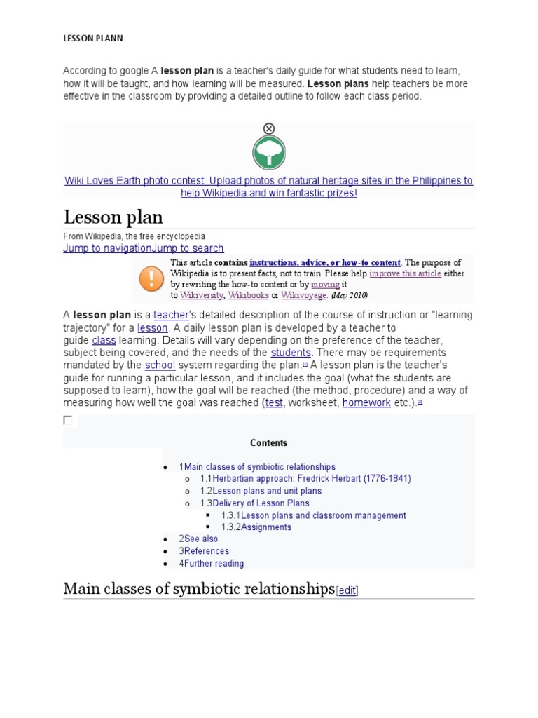 What Is Lesson Plan | PDF | Lesson Plan | Psychological Concepts