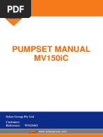 Multiflo Rf420exhv Spec Sheet | PDF | Pump | Engines