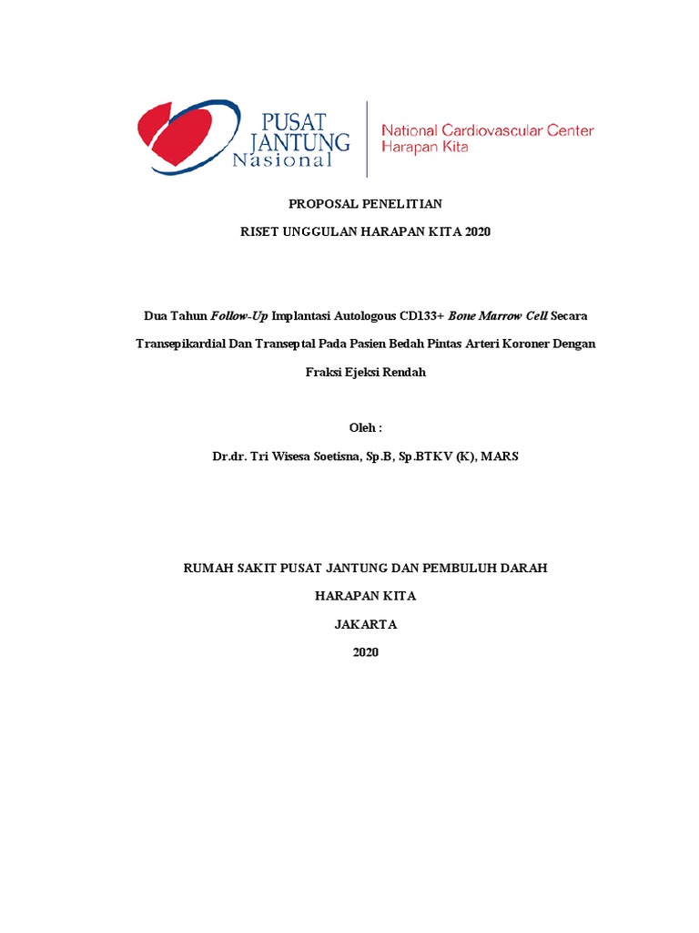 Proposal Stem Cell | PDF