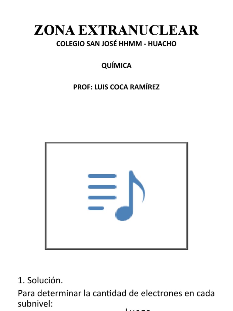 Zona Extranuclear | PDF | Métodos y materiales de enseñanza | Ciencia y ...