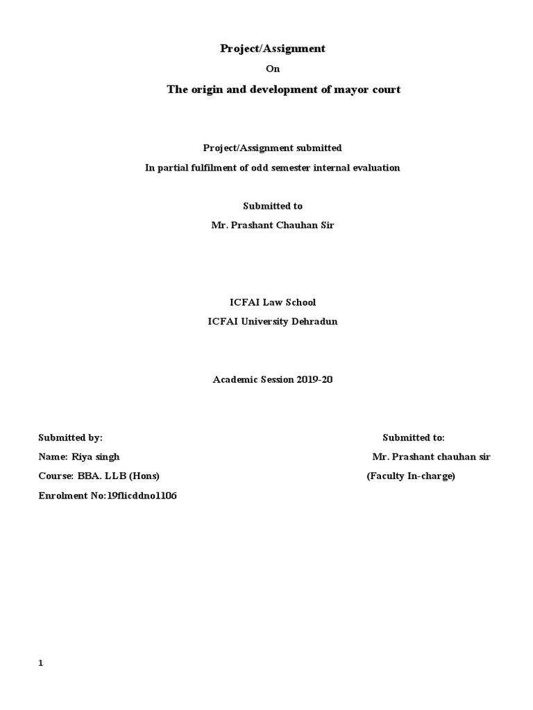 Mayor Court | PDF | Judiciaries | Precedent
