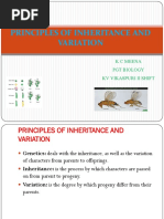 Principles of Inheritance and Variation | PDF | Dominance (Genetics ...