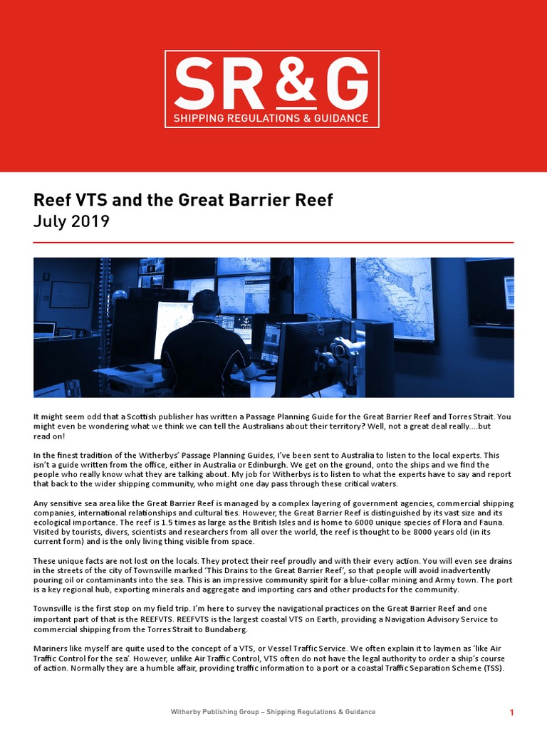 Reef VTS and The Great Barrier Reef: July 2019 | PDF | Ships | Sea