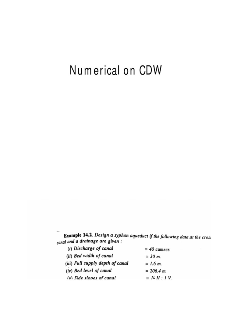 CDW Numerical | PDF