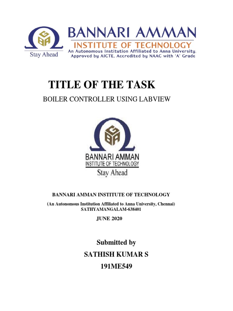 Maintaining the Desired Temperature: Design and Implementation of an ON/OFF Temperature ...
