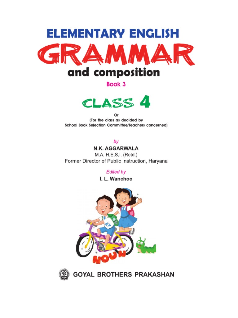 Elementary English Grammar Class-4