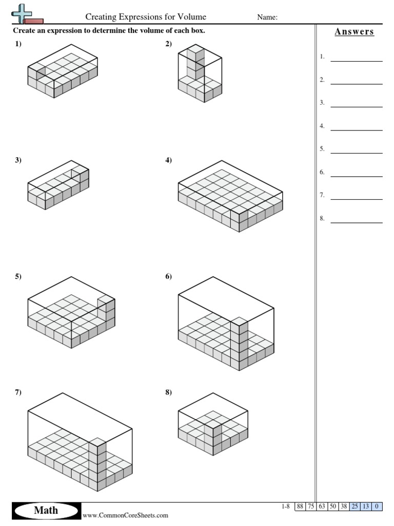 Creating Expressions For Volume | PDF