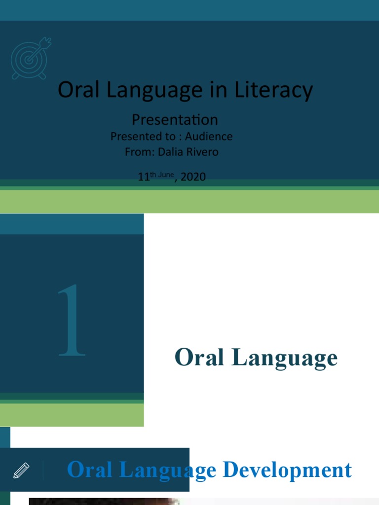 Oral Language in Literacy | PDF | Speech | Fluency