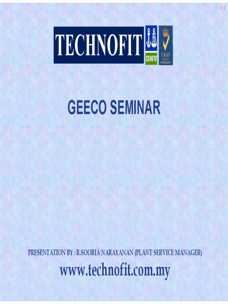 Technofit Technofit: Geeco Seminar Geeco Seminar | Download Free PDF | Sustainable Technologies ...