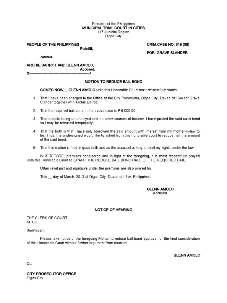 Bail Bond | PDF | Bail | Criminal Law