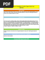 CONE CRUSHER Manual | PDF | Bearing (Mechanical) | Screw