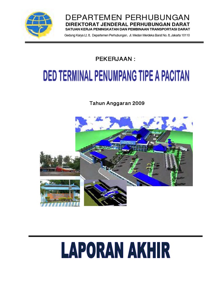 MODUL TERMINAL - Ded Terminalpenumpang Tipe A pacitanKL | PDF