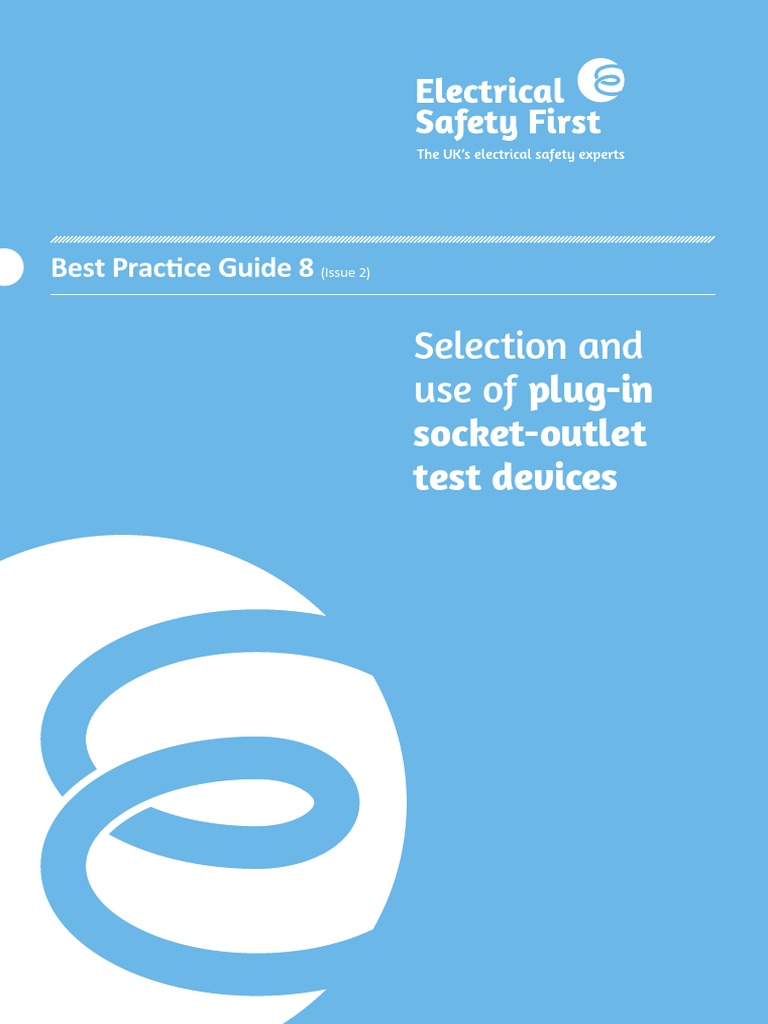 Electrical Safety First - Best Practice Guide 8 Issue 2 | PDF