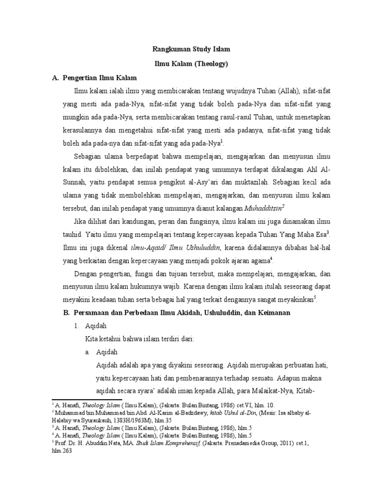 Rangkuman Study Islam Neng Rara 10 | PDF | Agama & Spiritualitas