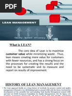 Lean Organizational Structure Sample | PDF