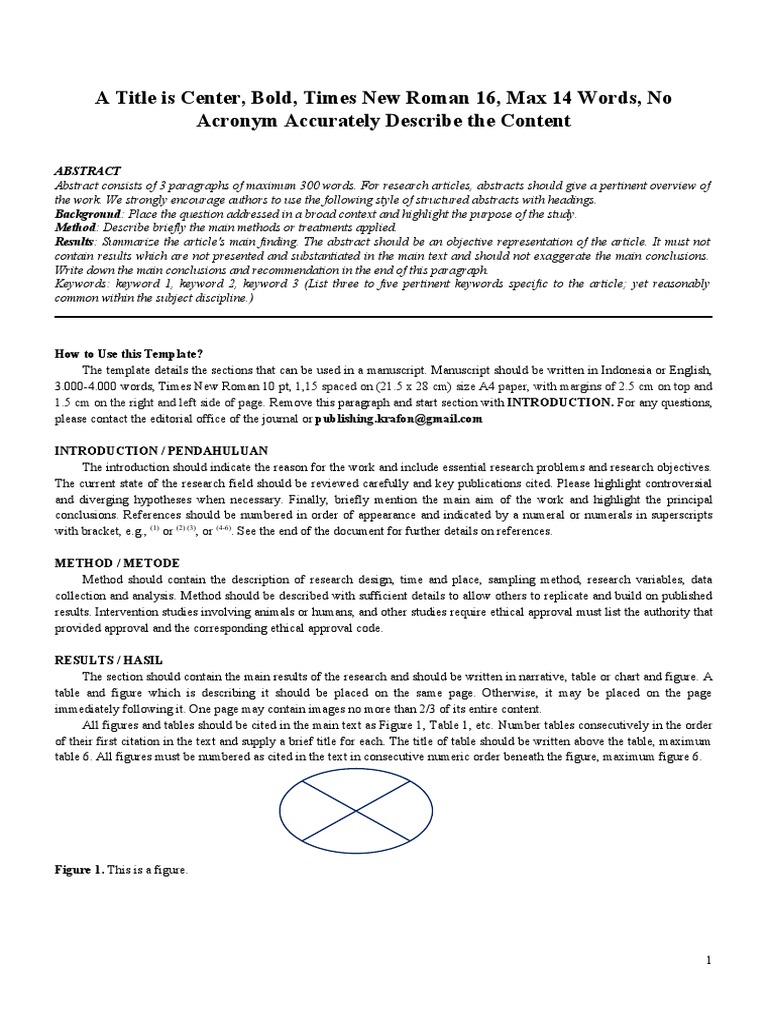 A Structured Guide to Writing Research Manuscripts According to ...