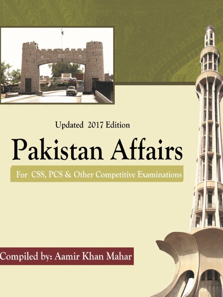 PA Notes (Aamir Mahr) PDF | PDF | Muhammad Ali Jinnah | Pakistan