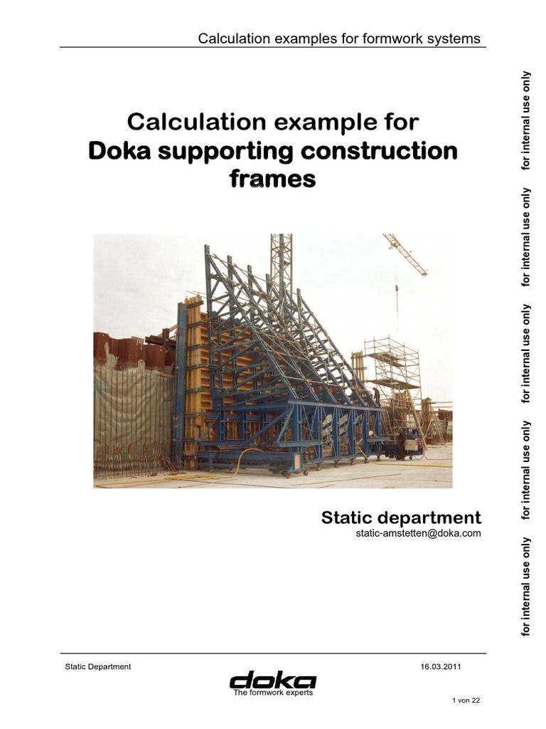 14c-Handout Calculations Supporting Construction Frames | PDF ...