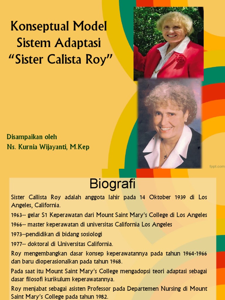 Teori Callista Roy | PDF | Karier & Perkembangan | Pengembangan Diri