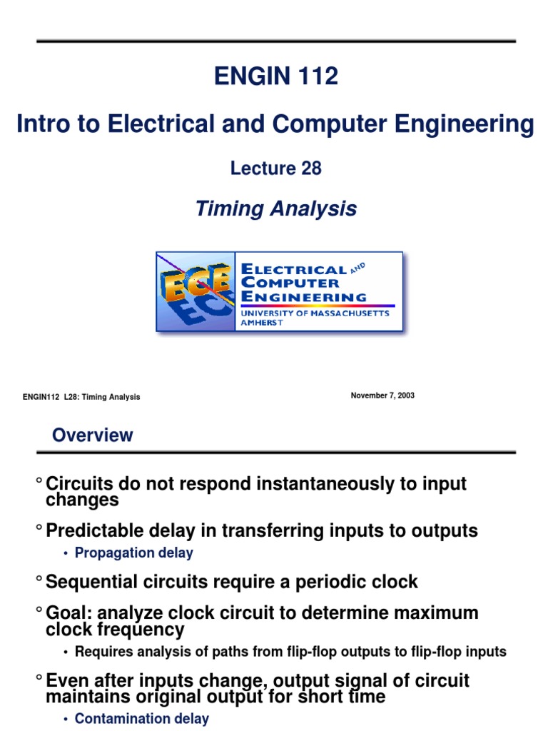 Time Analysis Seq CKT | PDF | Electrical Circuits | Electronic Engineering