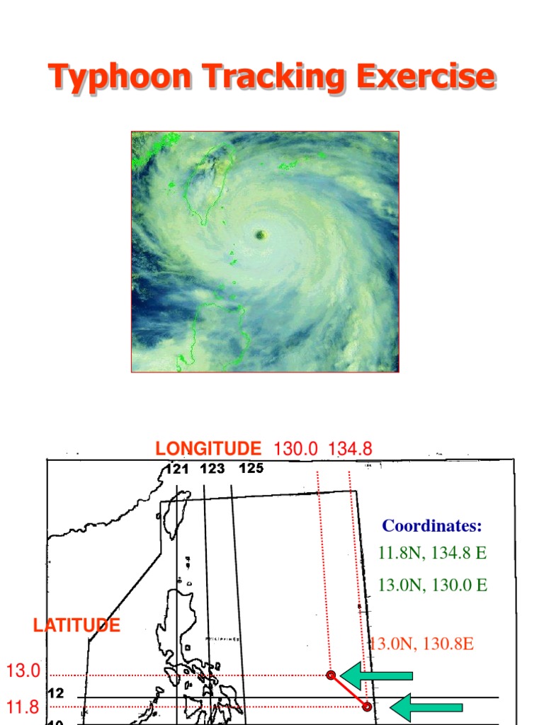 Typhoon Tracking Exercise | PDF