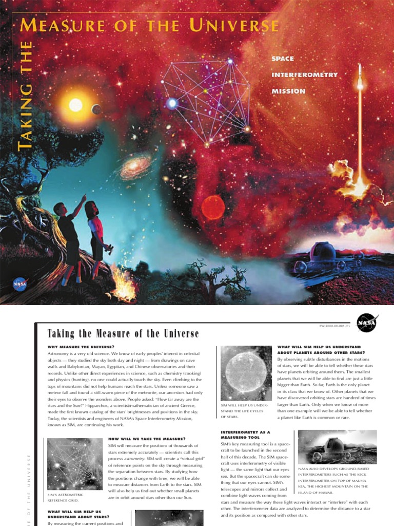 Taking the Measure of the Universe with SIM | PDF | Stars | Astrometry