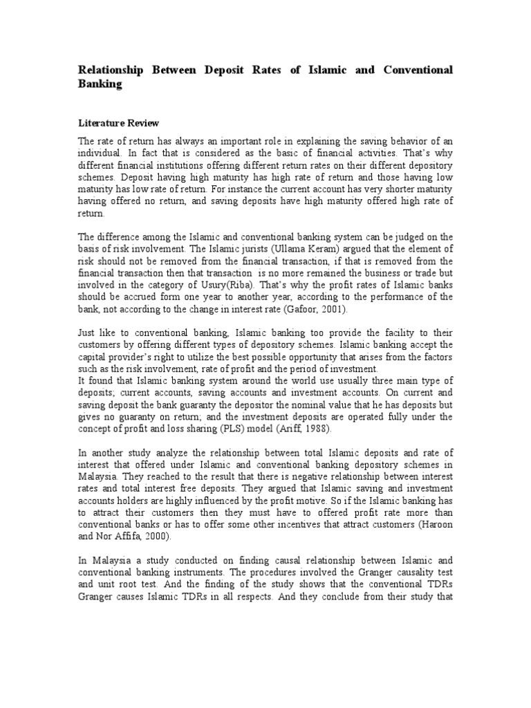 Sample LR3 | PDF | Islamic Banking And Finance | Banks