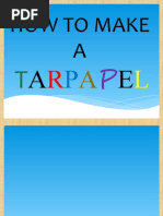 How To Make Tarpapel | PDF | Microsoft | Microsoft Excel
