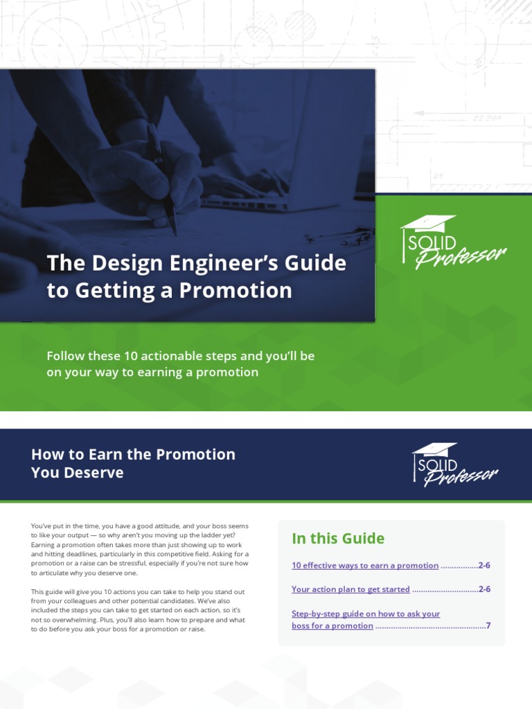 The Design Engineer's Guide To Getting A Promotion | PDF | Educational ...