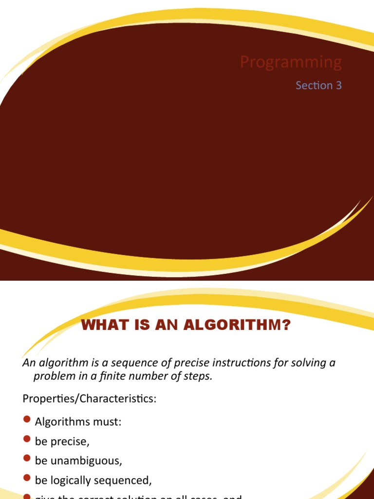 Programming | Download Free PDF | Control Flow | Algorithms