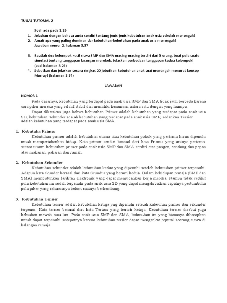 TTM2 Perkembangan Peserta Didik | PDF