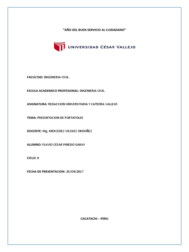 Presentacion Catedra Vallejo | PDF