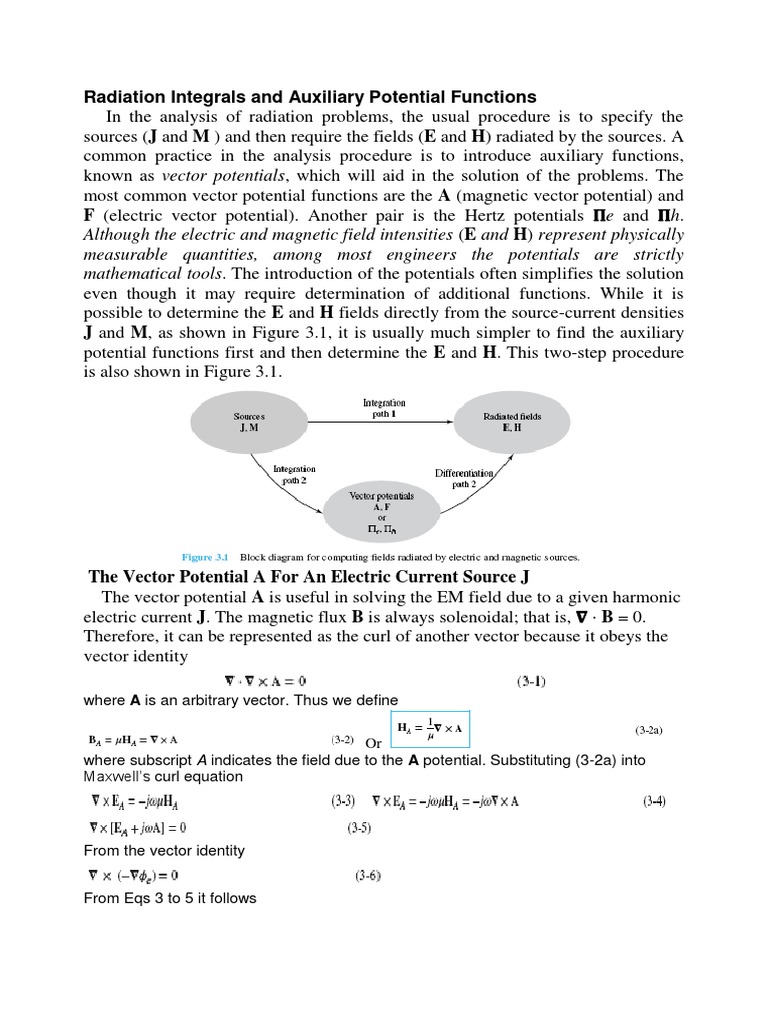 Radiation Integrals and Antenna Functions | PDF | Antenna (Radio) | Waves