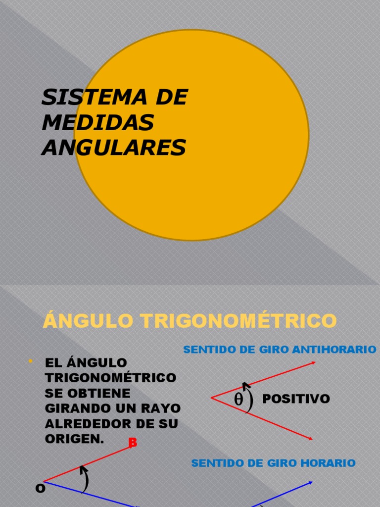 Sistema de Medidas Angulares | PDF | Observación científica | Enseñanza ...