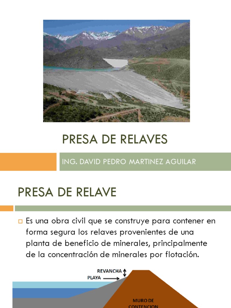 Presa de Relaves | PDF | Represa | Dique