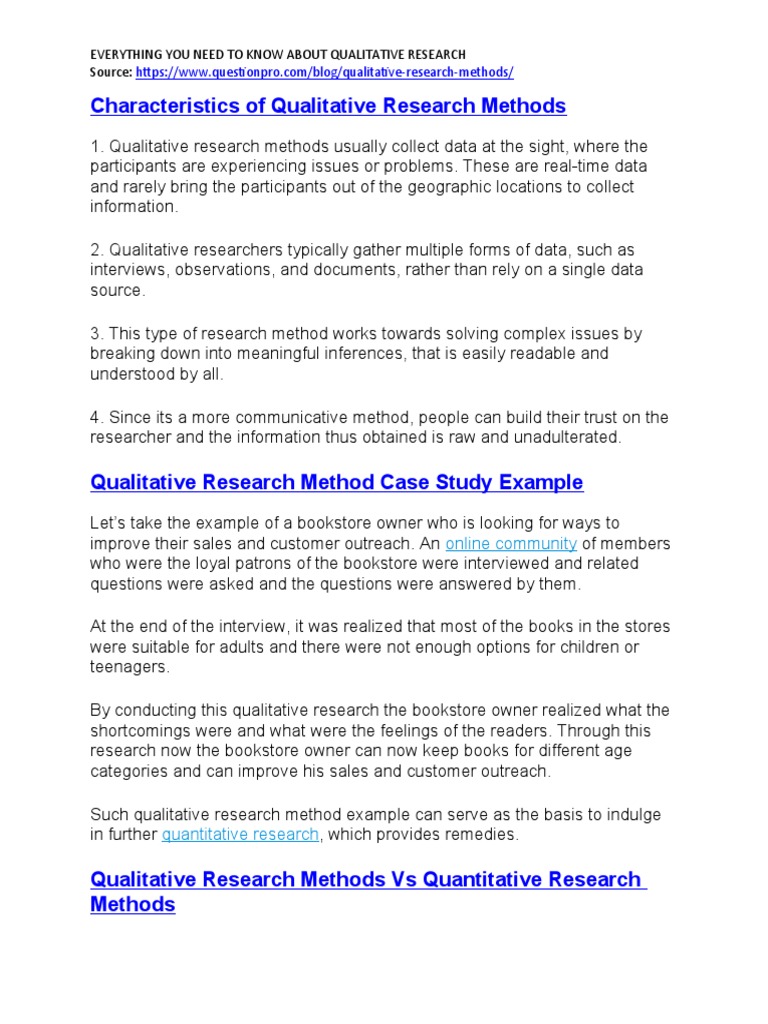 Everything You Need To Know About Qualitative Research Part Iii ...