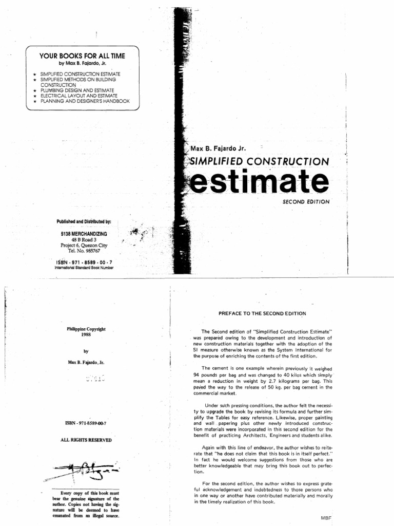 Max Fajardo Complete 2nded | PDF | Concrete | Cement