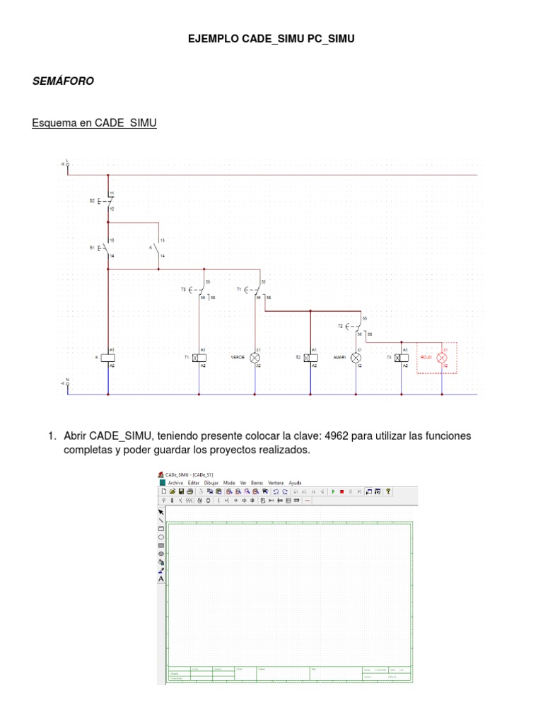 Anexo 3 Ejemplo Cade - Simu PC - Simu | PDF | Diodo emisor de luz ...