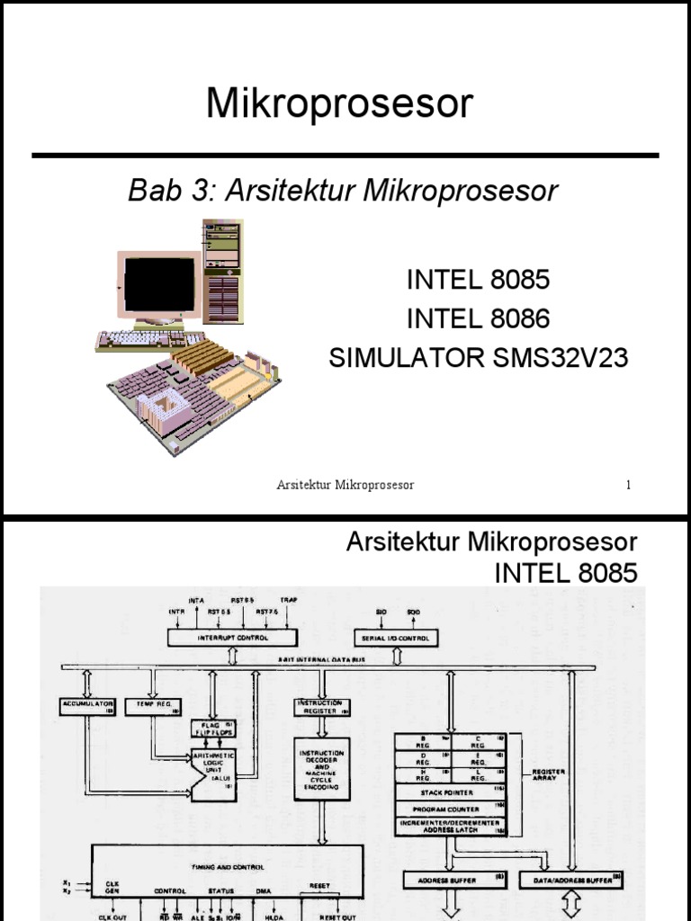 mp-3 Arsitektur Mikroprosesor | PDF