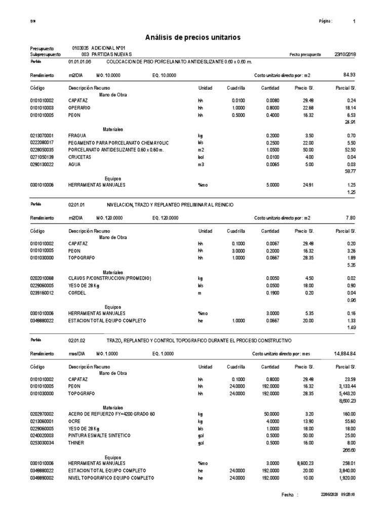 Apu P Nuevas | PDF | Hormigón | Albañilería