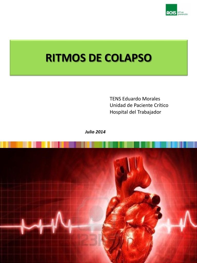 Ritmos de Colapso PDF | PDF | Sistema cardiovascular | Especialidades ...